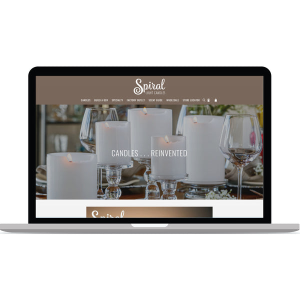 Spiral Light Candles - JadePuma